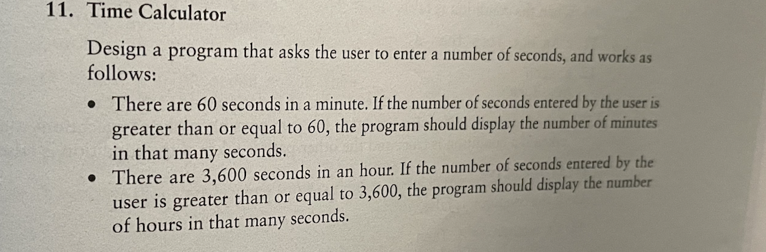 Solved Complete exercise #11 in the Programming Exercises at | Chegg.com