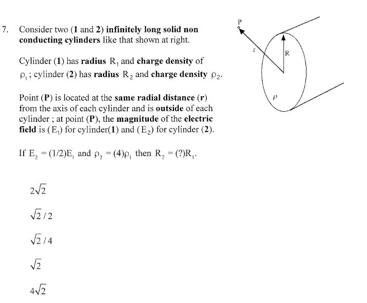 Solved Consider two (1 and 2 ) infinitely long solid non | Chegg.com
