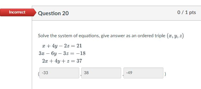 Solved Determine the equation of the straight line through | Chegg.com