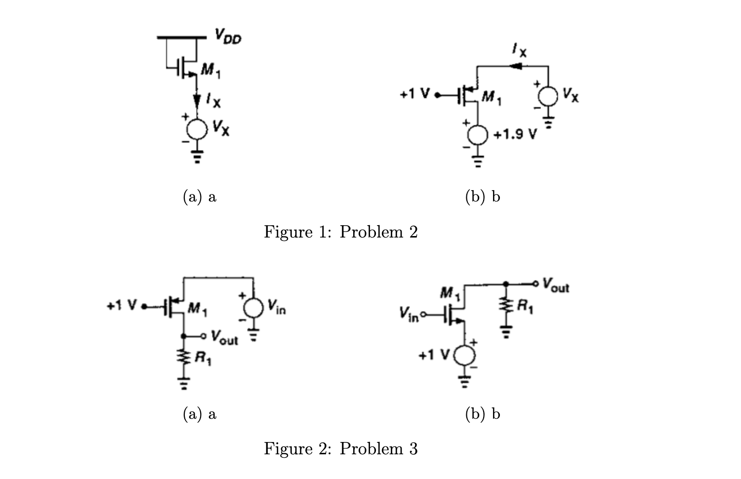 Solved Problem 3. Large-signal input vs output (Razavi:2.7) | Chegg.com