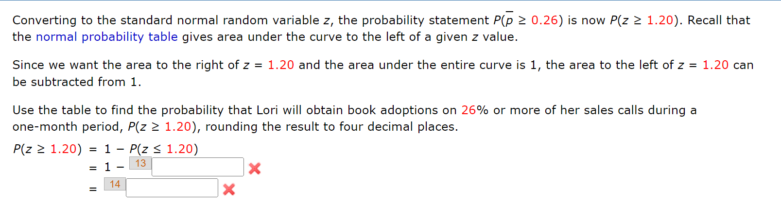 Solved Converting To The Standard Normal Random Variable Z