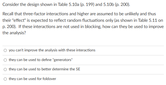 5.13. A 24 FACTORIAL DESIGN: PROCESS DEVELOPMENT | Chegg.com