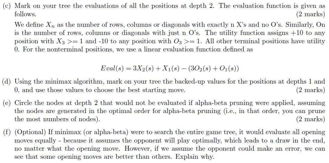 Solved Tic-Tac-Toe This problem exercises the basic concepts | Chegg.com