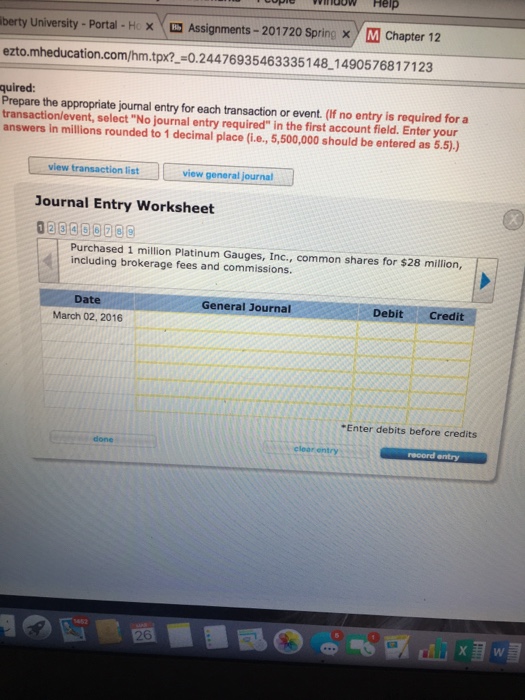 Solved chrome File Edit View History Bookmarks People Window | Chegg.com