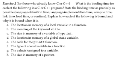 Solved Exercise 2 (for those who already know Cor C++) What | Chegg.com