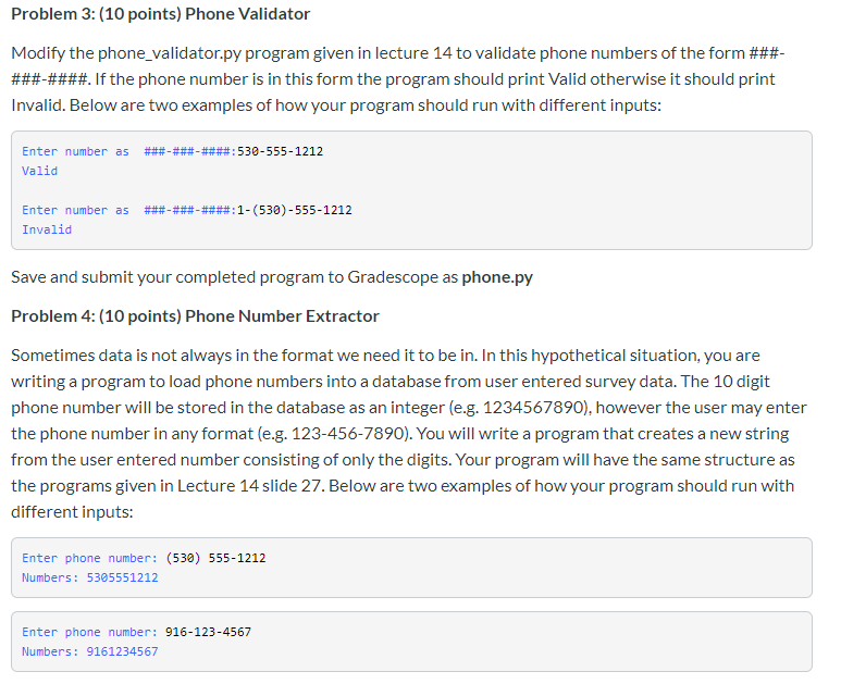 Solved Hi I need help with these problems. Please use | Chegg.com