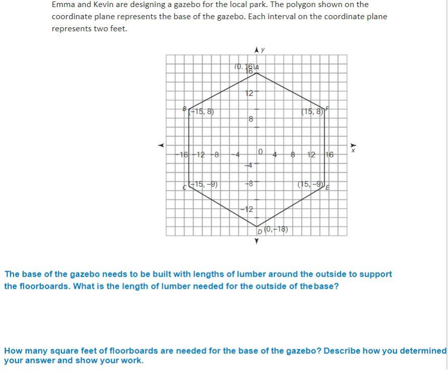 Solved Emma and Kevin are designing a gazebo for the local | Chegg.com