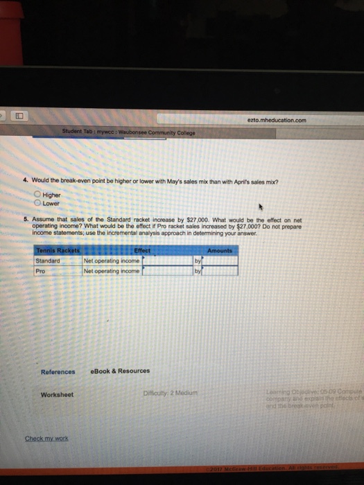 Solved Student Tab: mywcc: Waubonsee Community College | Chegg.com