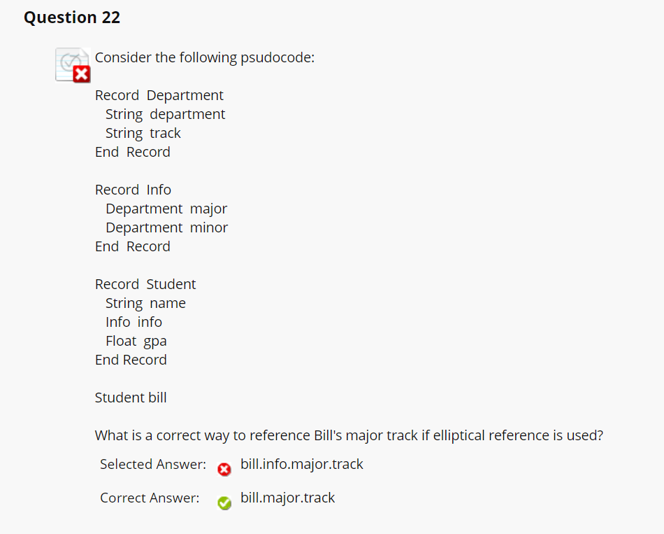 Solved What did you answer? Why did you answer what you | Chegg.com