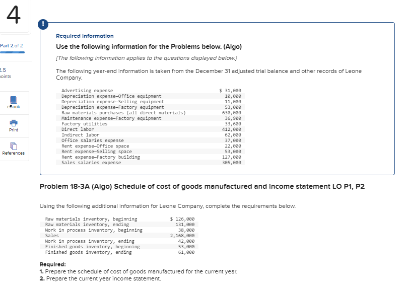 Solved Requlred Information Problem 18-1A (Algo) Classifying | Chegg.com