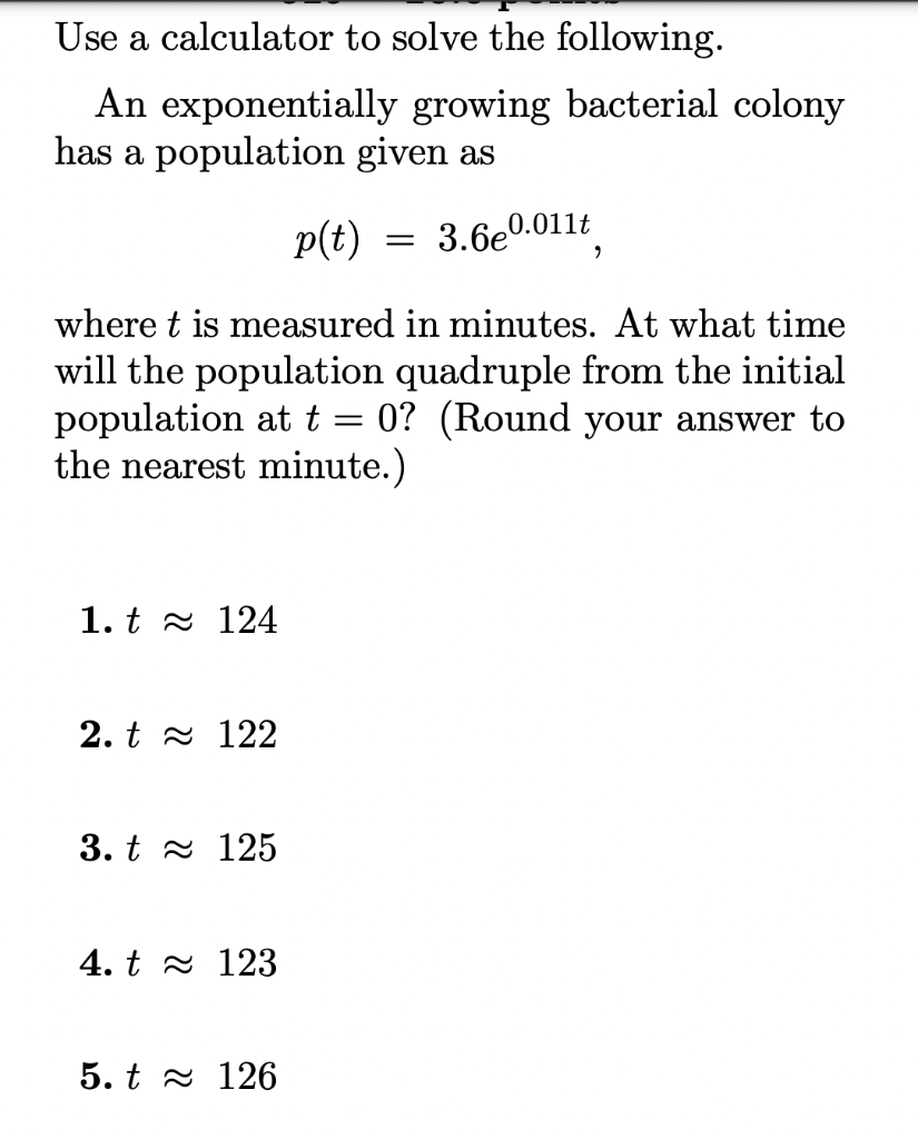 Solved Use a calculator to solve the following. An | Chegg.com
