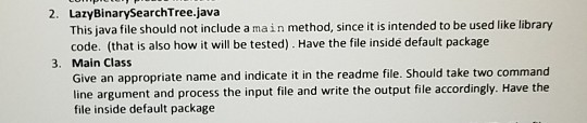 Binary Search Trees with Lazy Deletion The task of | Chegg.com