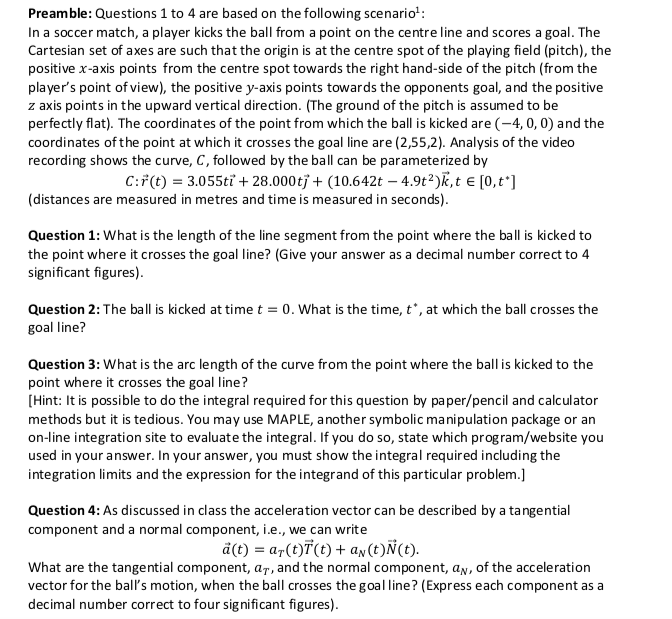 Solved Preamble: Questions 1 to 4 are based on the following | Chegg.com