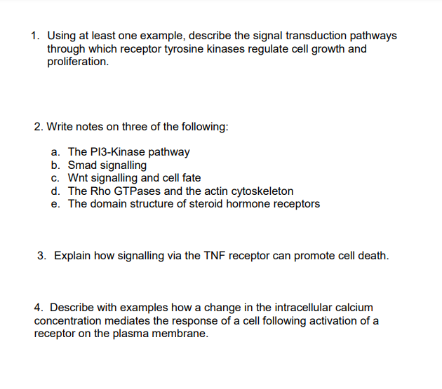 Solved 1. Using at least one example, describe the signal | Chegg.com