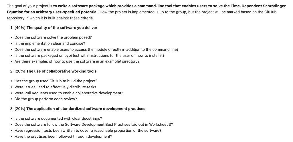Solved The goal of your project is to write a software | Chegg.com