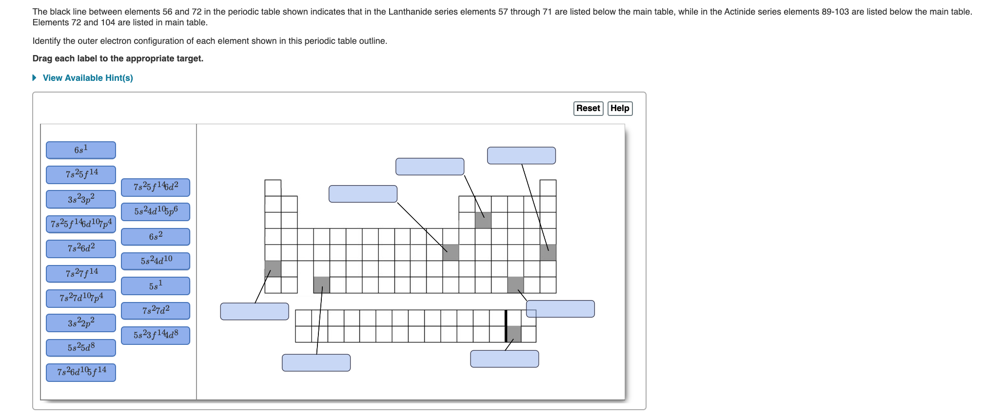 Solved The black line between elements 56 and 72 in the | Chegg.com