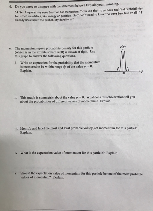 Solved 1. Recall the quantum state for a particle in the | Chegg.com