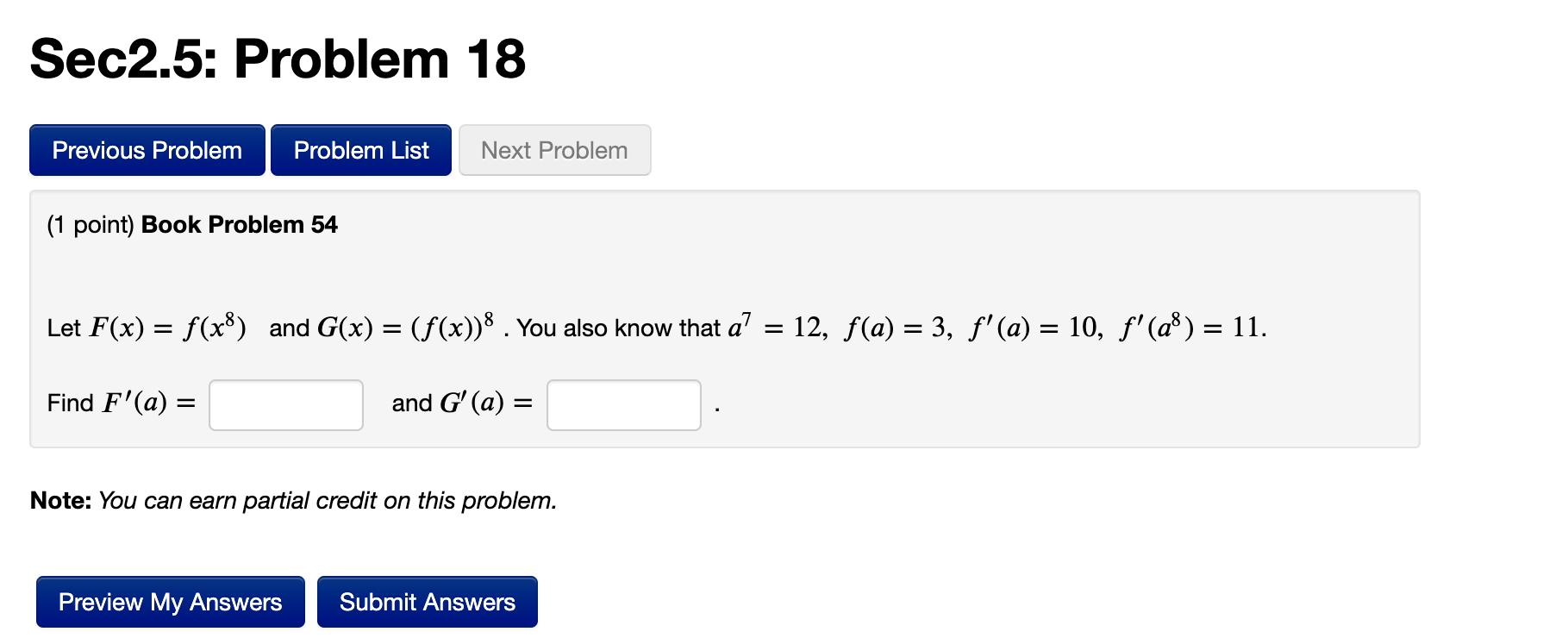 Solved Sec2.5: Problem 18 Previous Problem Problem List Next | Chegg.com