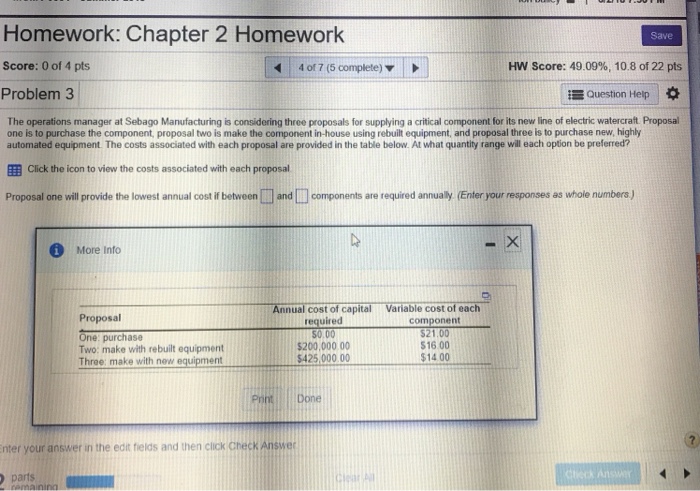 Solved Homework: Chapter 2 Homework Score: 0 of 4 pts | Chegg.com