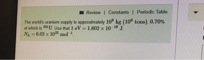 Solved Review I Constants 1 Periodic Table The world's | Chegg.com