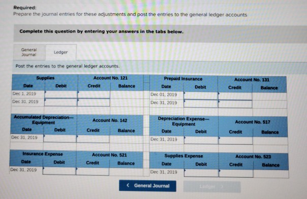 Solved Despite Company must make three adjusting entries on | Chegg.com