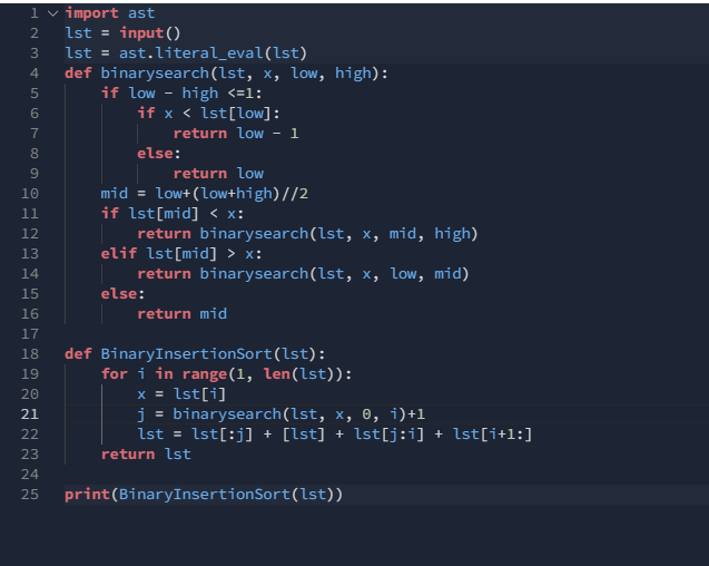 Solved 1. Hybrid Sort Insertion sort is a simple sorting | Chegg.com