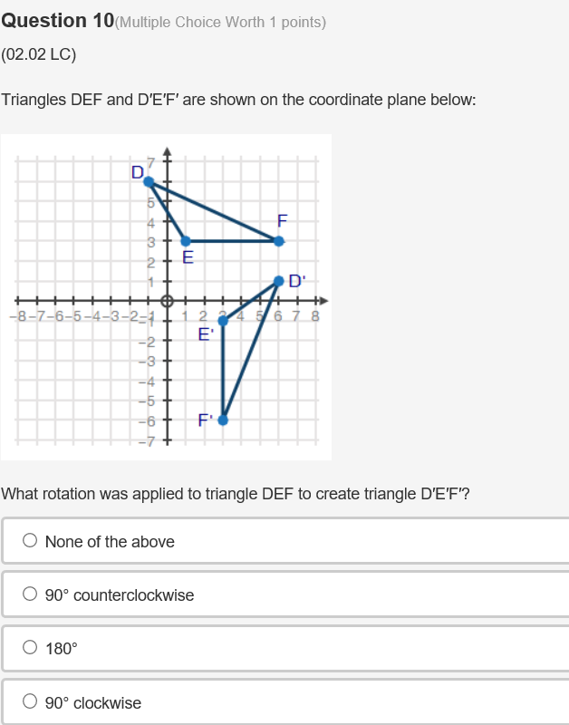 Solved Question 10(Multiple Choice Worth 1 points) (02.02 | Chegg.com Solved Question 10(Multiple Choice Worth 1 points) (02.02 | Chegg.com