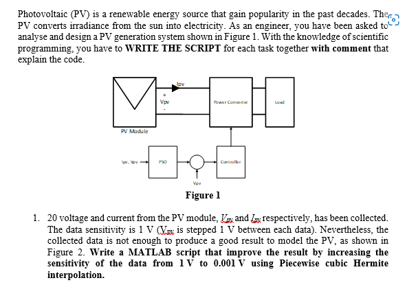 Solved Photovoltaic (PV) is a renewable energy source that | Chegg.com