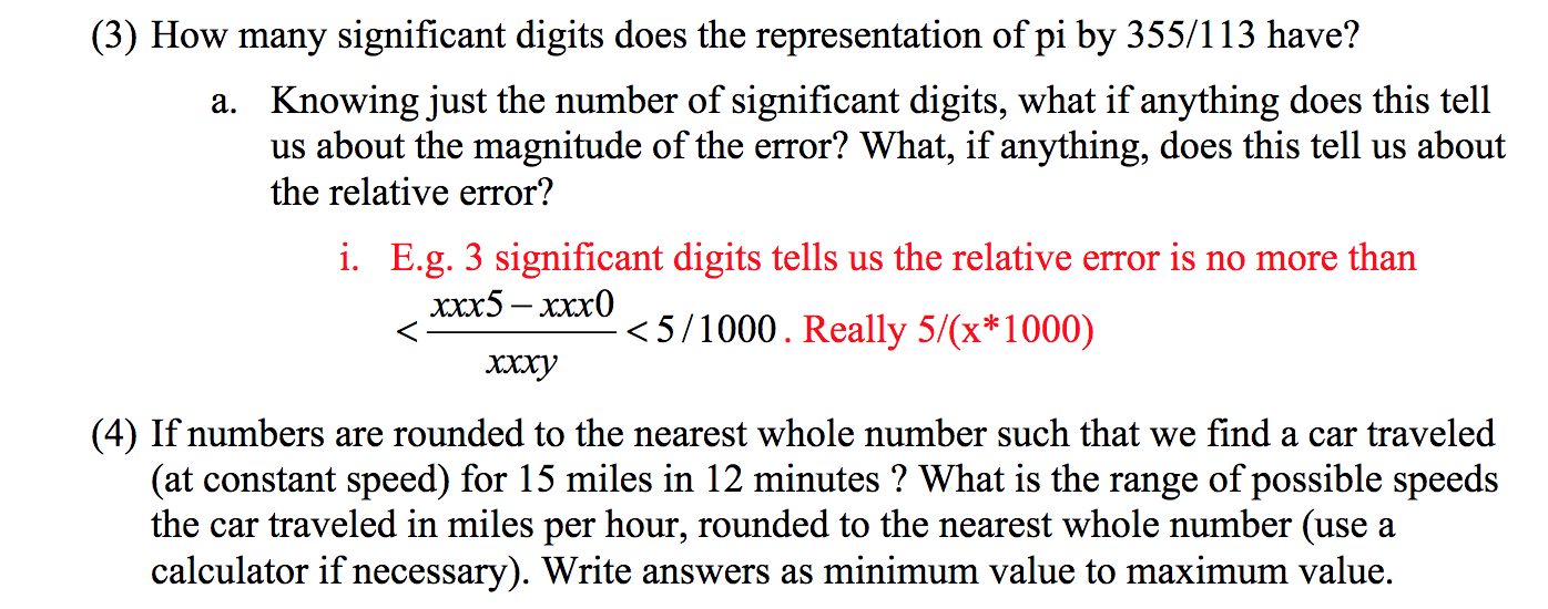 Solved (3) How many significant digits does the | Chegg.com