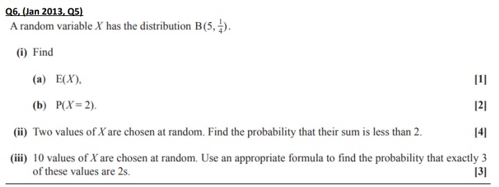 Solved Q6, (Jan2013,05)A random variable x ﻿has the | Chegg.com