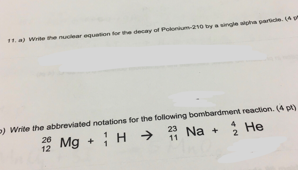 Solved Write the nuclear equation for the decay of | Chegg.com