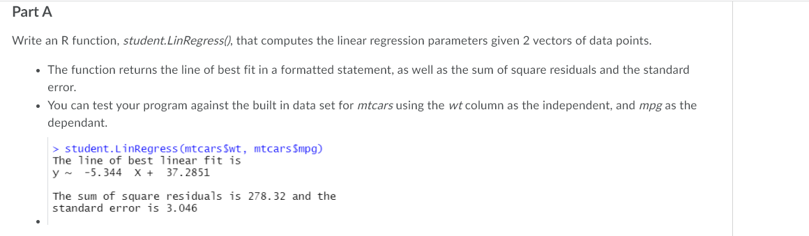 Solved Objectives • understand Ordinary Least Squares Linear | Chegg.com