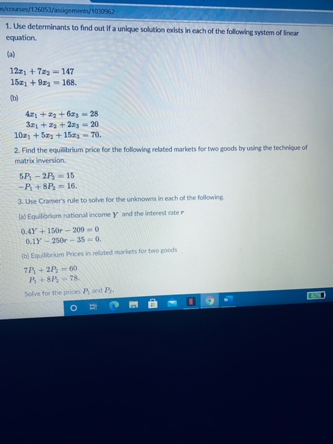 Solved m/courses/126053/assignments/1030962 1. Use | Chegg.com