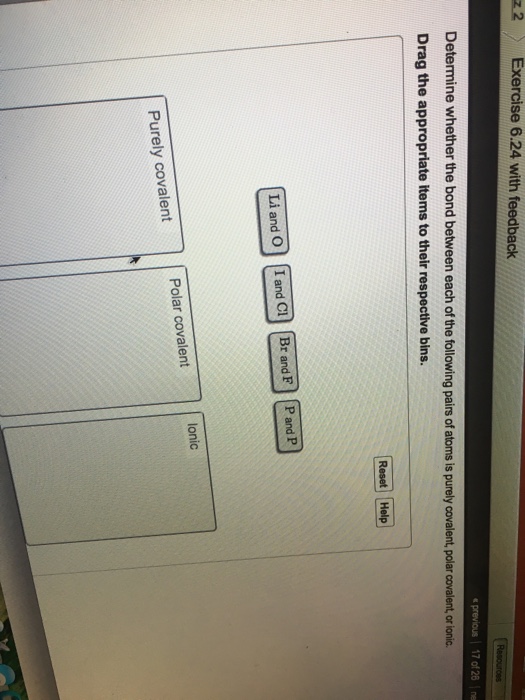 Solved Determine whether the bond between each of the | Chegg.com