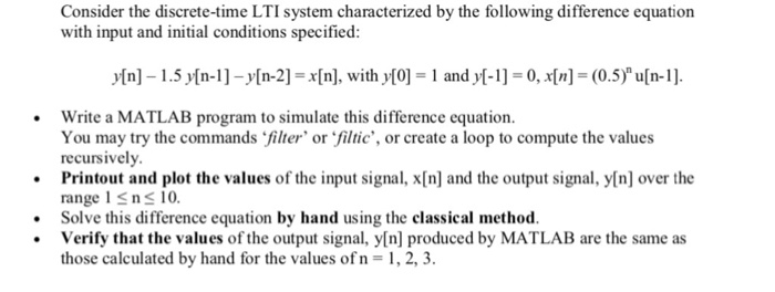 Solved Consider the discrete-time LTI system characterized | Chegg.com