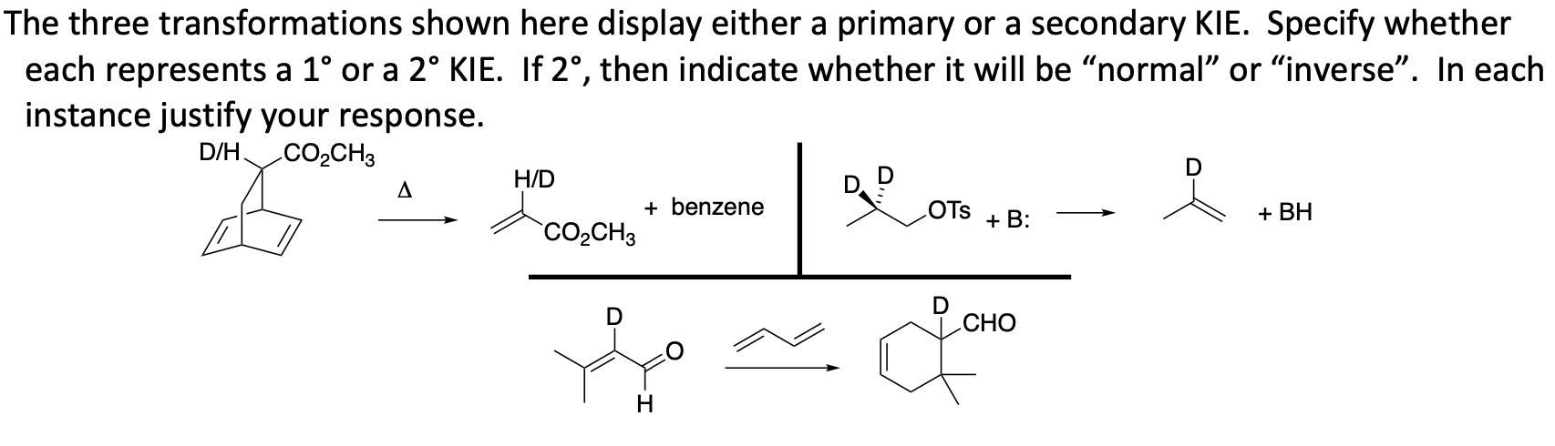 Solved The three transformations shown here display either a | Chegg.com