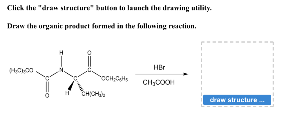 Solved Click the "draw structure" button to launch the | Chegg.com