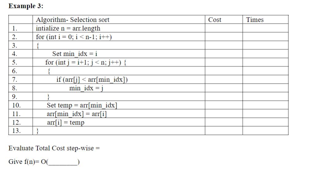 Solved question asks : Analyze the complexity of following | Chegg.com Solved question asks : Analyze the complexity of following | Chegg.com