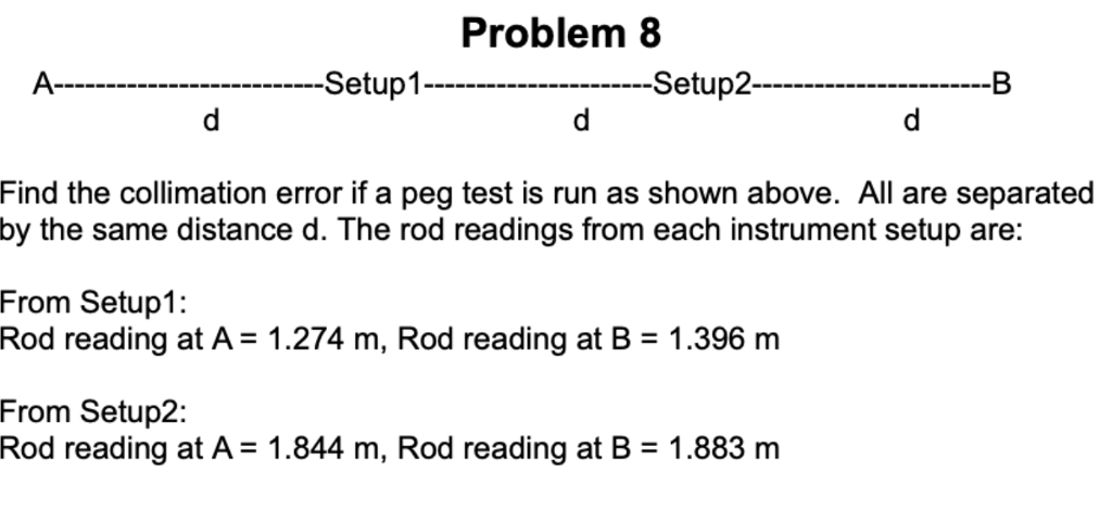 Solved Problem 8 A- --Setup1 Setup2 Find the collimation | Chegg.com