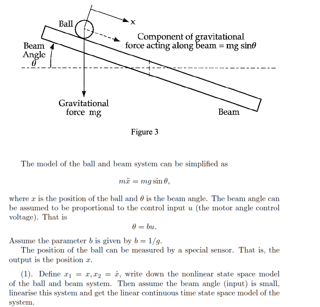 Solved Ball X Component of gravitational force acting along | Chegg.com