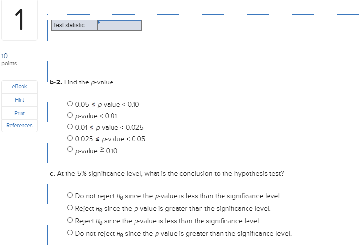 Solved 1 Exercise 12-1 Algo 10 points Consider a multinomial | Chegg.com