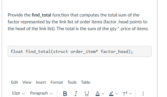 Solved In C #include #include struct | Chegg.com