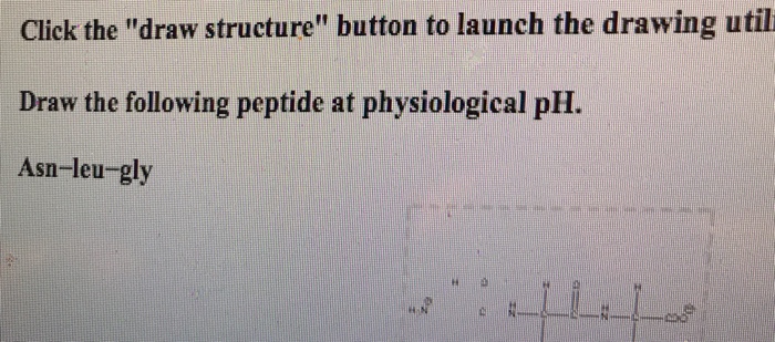 Solved Click the "draw structure" button to launch the | Chegg.com