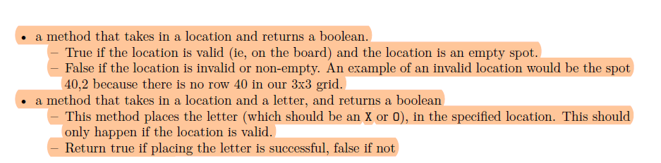 Solved Java programming question. Making a tik tak toc | Chegg.com