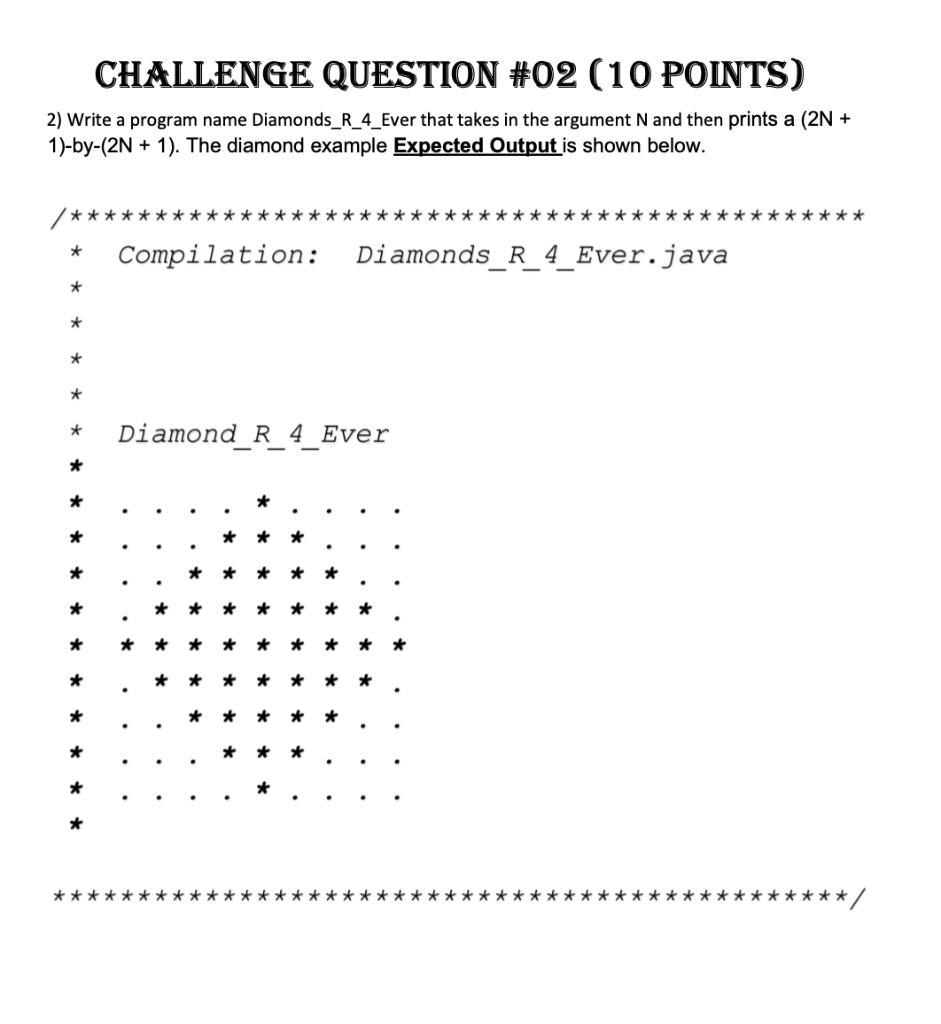 Solved CHALLENGE QUESTION #02 (10 POINTS) 2) Write a program | Chegg.com