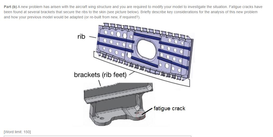 Solved Part (b) A new problem has arisen with the aircraft | Chegg.com