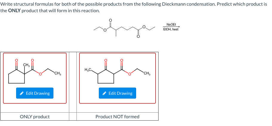 Solved Write structural formulas for both of the possible | Chegg.com