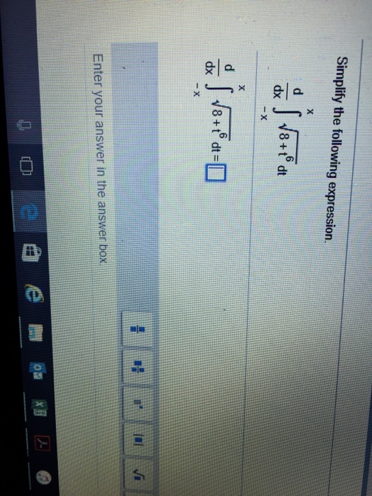 Solved Simplify the following expressions. d/dx | Chegg.com