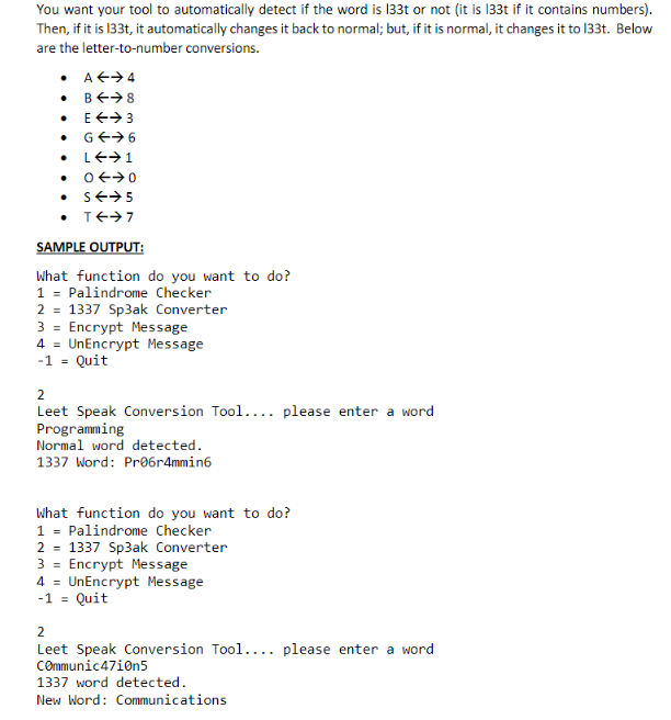 Solved • . You want your tool to automatically detect if the | Chegg.com