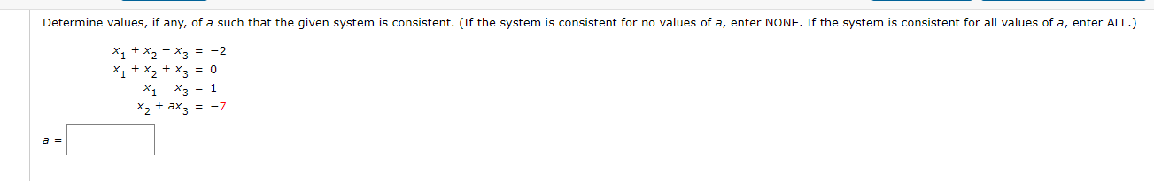Solved Determine Values If Any Of A Such That The Given